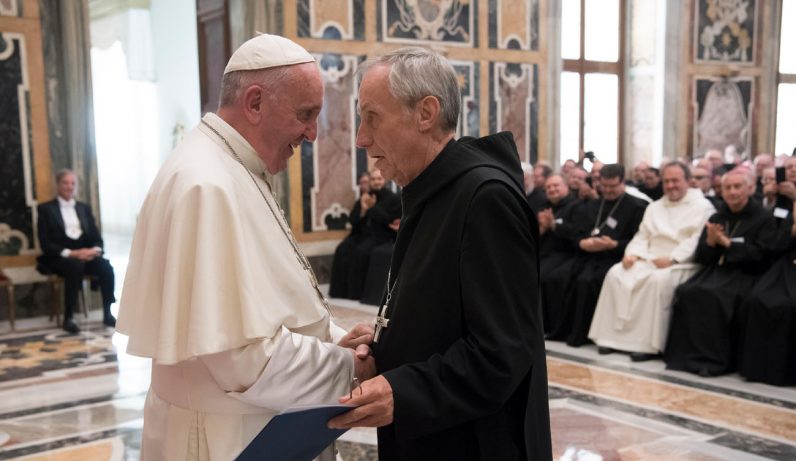 Benedictines keep spiritual oases alive in hectic world, pope says ...