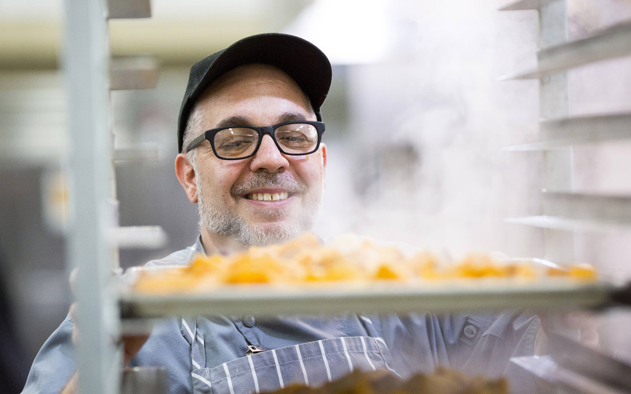 Chef stays cool as a cucumber turning out 4,500 meals daily ...
