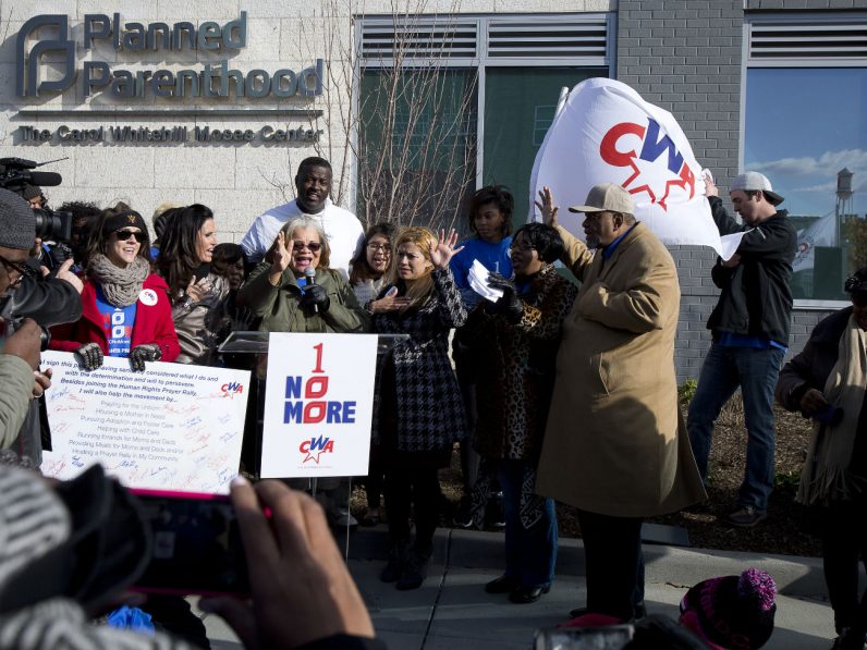 Black pro-life leaders hold rally outside Planned Parenthood in D.C ...