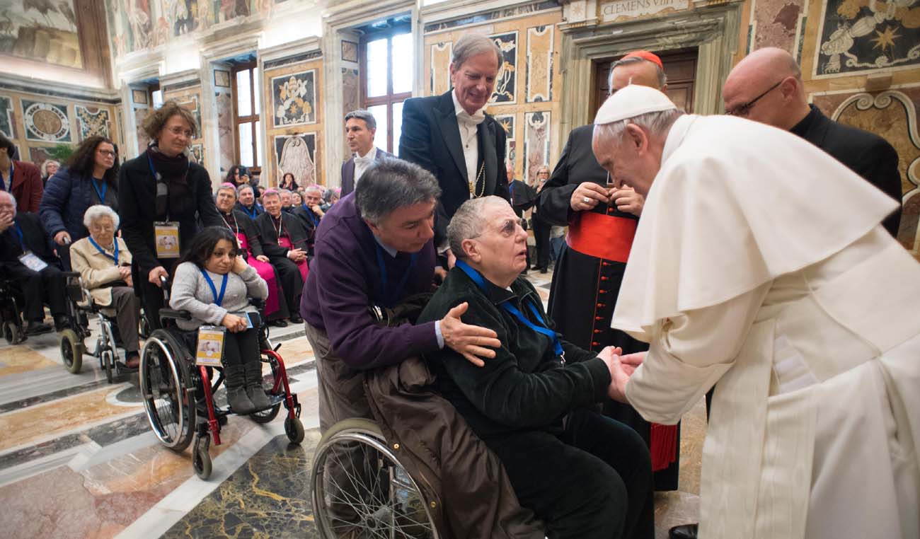 Health care is not a business, but a service to life, pope says ...