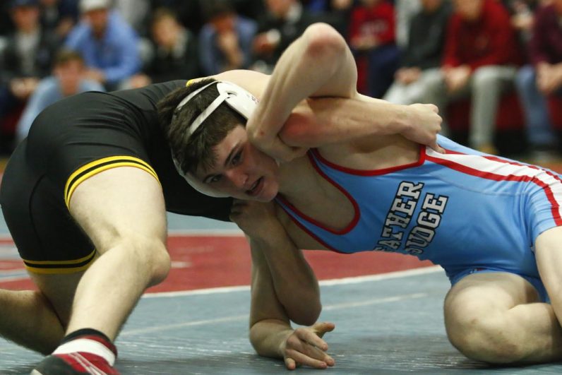 Judge pins second straight Catholic League wrestling title - CatholicPhilly