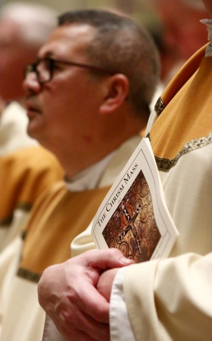 Holy Thursday Chrism Mass at the cathedral - CatholicPhilly
