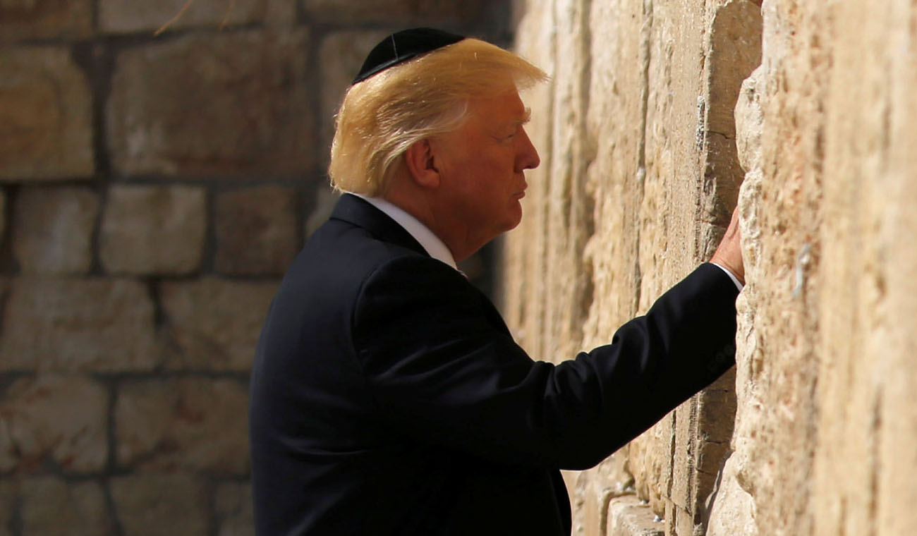 Trump arrives in Holy Land, visits Holy Sepulcher, Western Wall ...