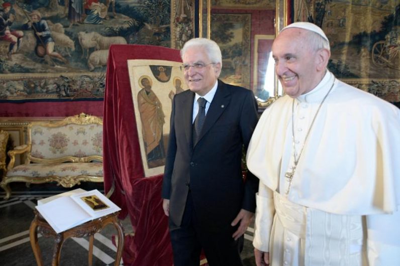 Pope, Italian president talk migrants, environment, jobs - CatholicPhilly
