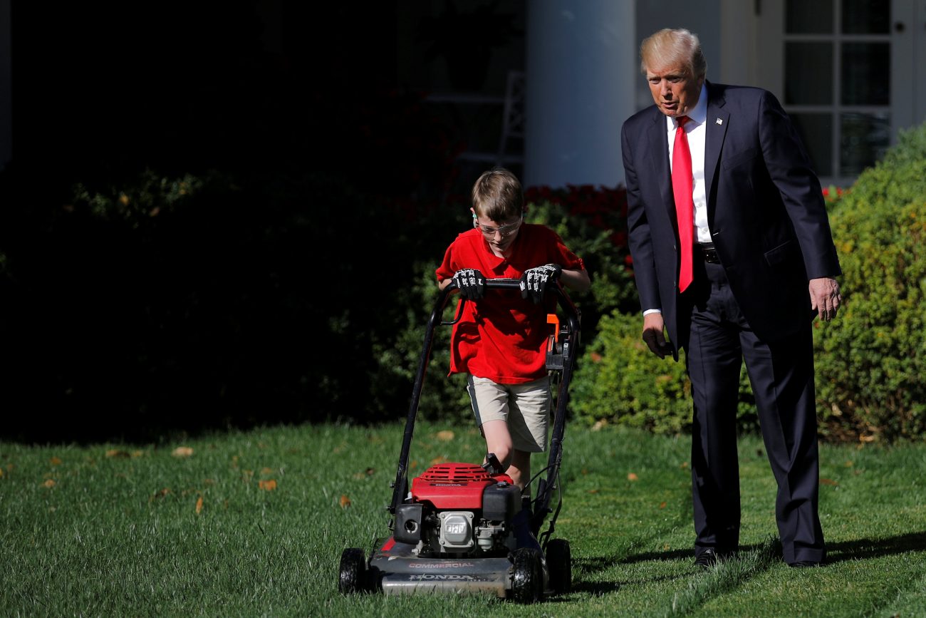 Young Catholic entrepreneur takes lawn-mowing business to White House ...