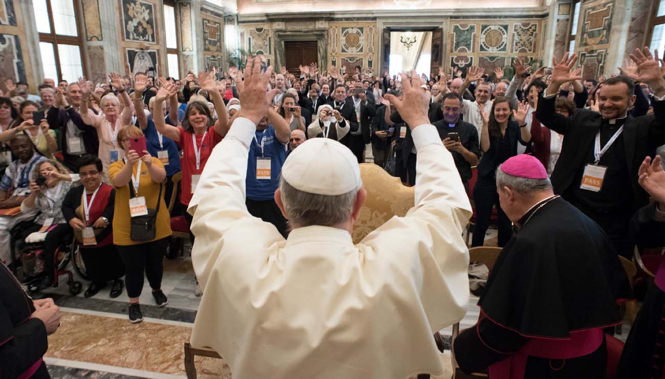 Church can't be blind, deaf to people with special needs, pope says ...