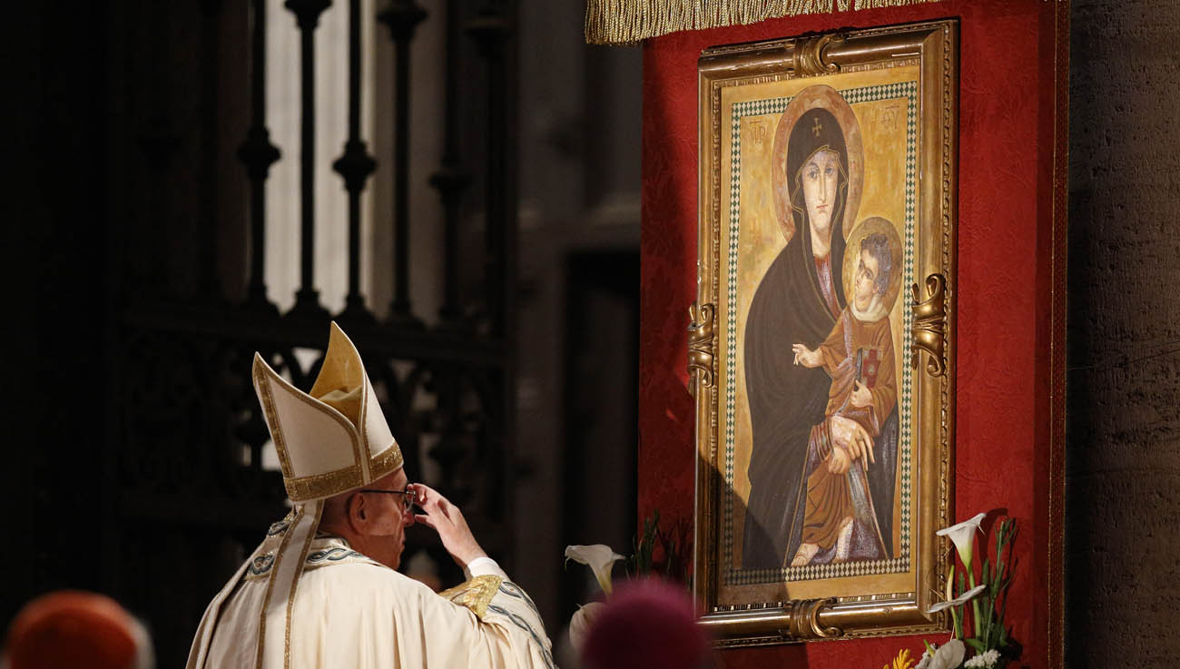 Pope adds feast of Mary, mother of the church to universal calendar ...