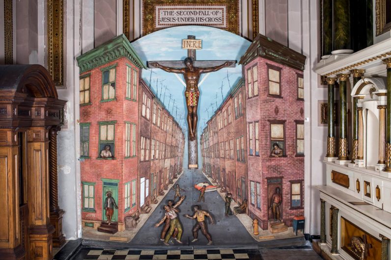 Lost for years, 'Christ of North Philadelphia' returns to Gesu Church ...