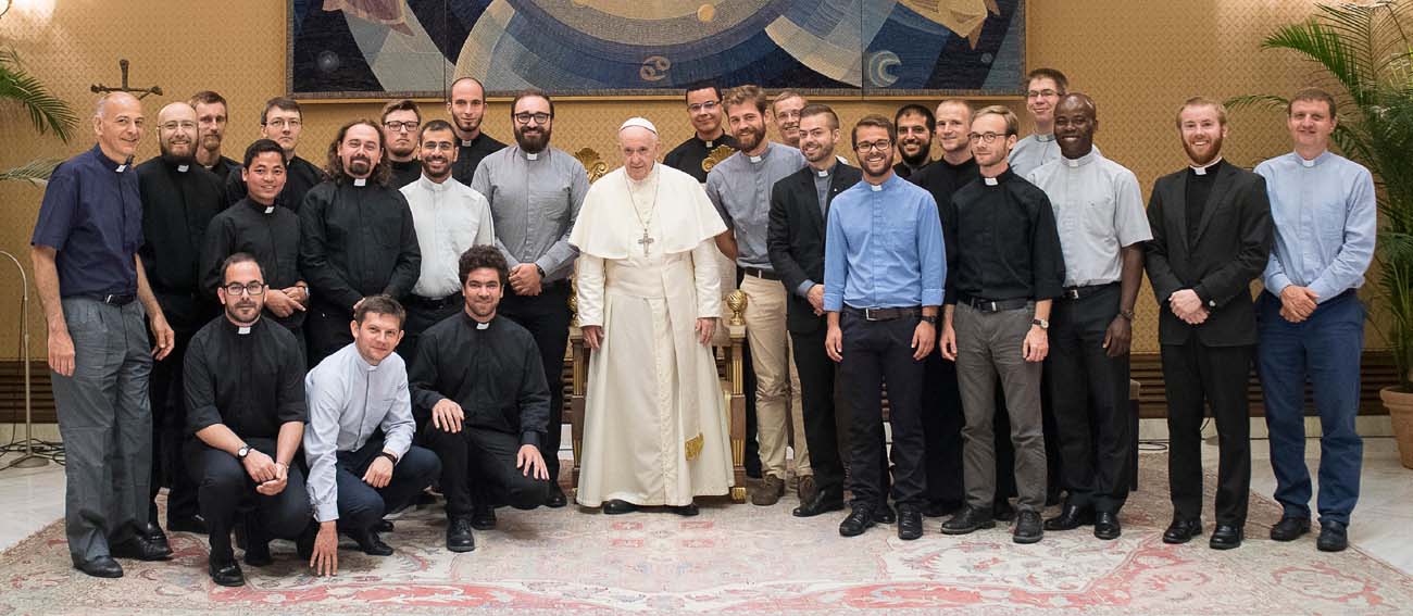 Pope tells young Jesuits to be courageous, prayerful, creative ...
