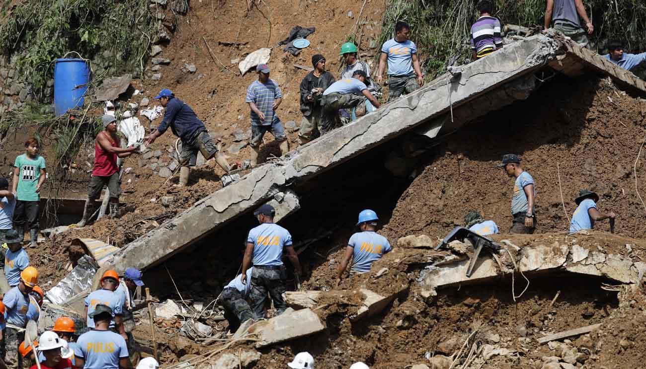Rescue workers continue search for missing Filipinos after typhoon ...