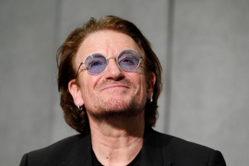 Irish singer Bono calls pope 'extraordinary man for extraordinary times ...