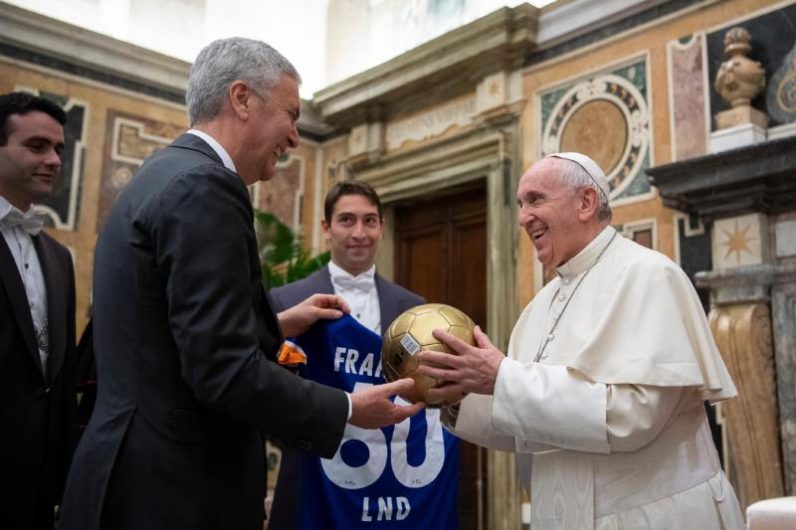 Helping others is the true goal, pope tells soccer league - CatholicPhilly