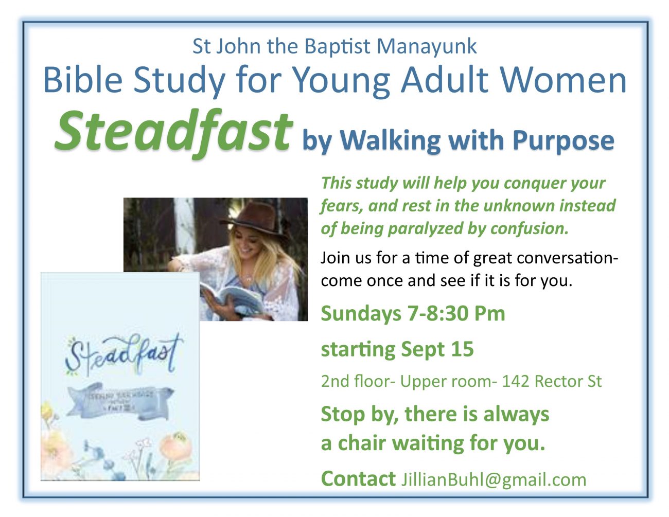 Steadfast Young Adult Women's Bible Study by Walking with Purpose ...