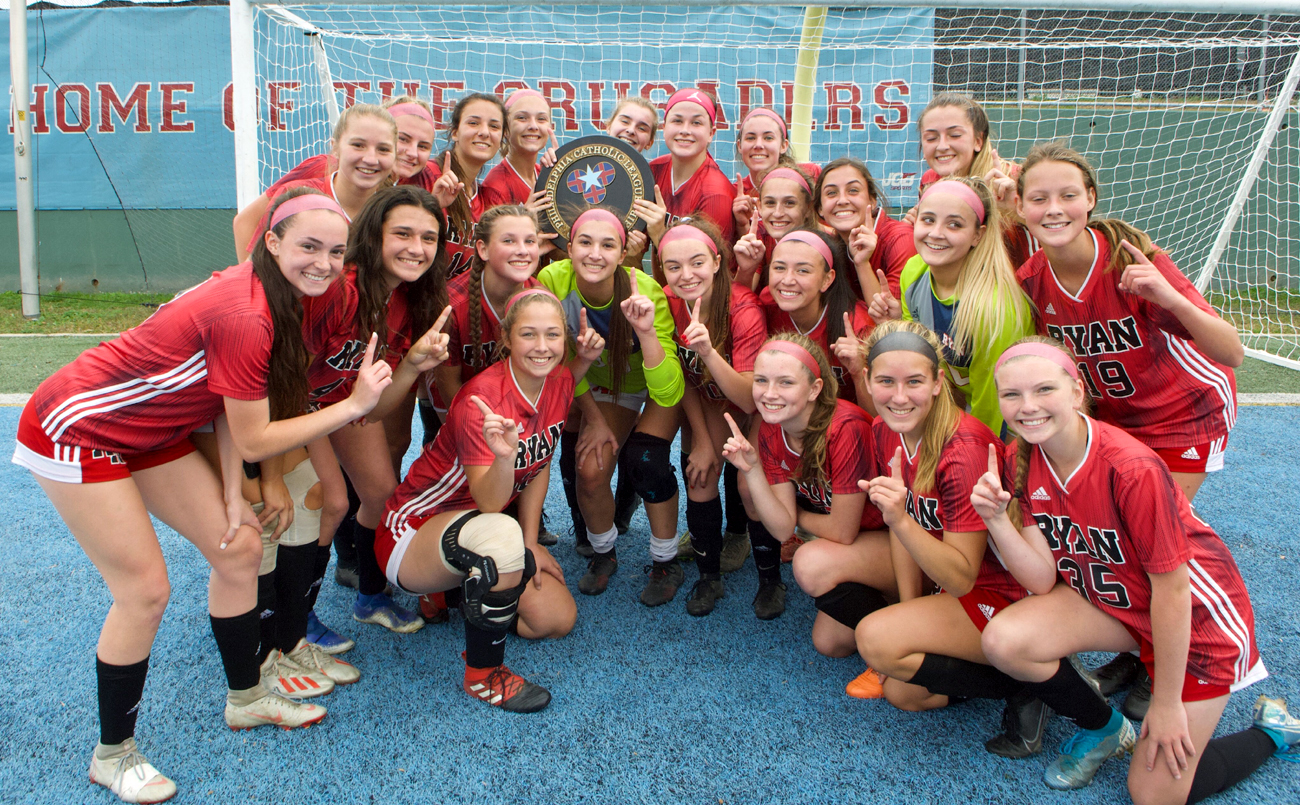 Ryan girls cap perfect soccer season with Catholic League title ...
