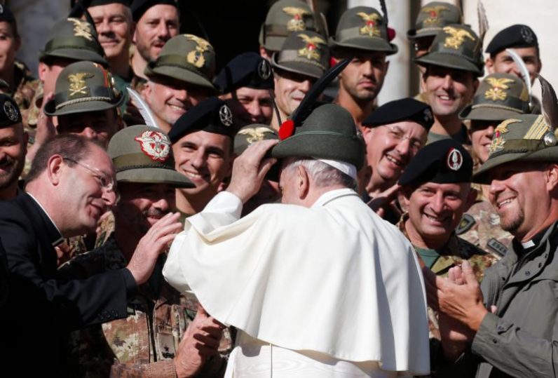 The Christian battle is against evil, not people, pope says ...