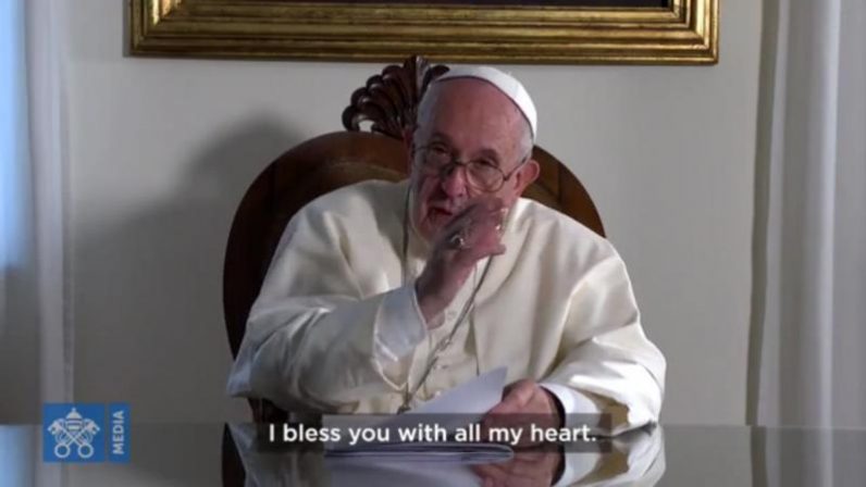 'I bless you with all my heart,' pope tells youth in message to NCYC ...