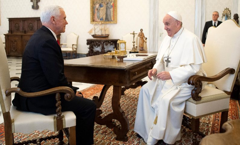 Pope, VP Pence meet at the Vatican - CatholicPhilly