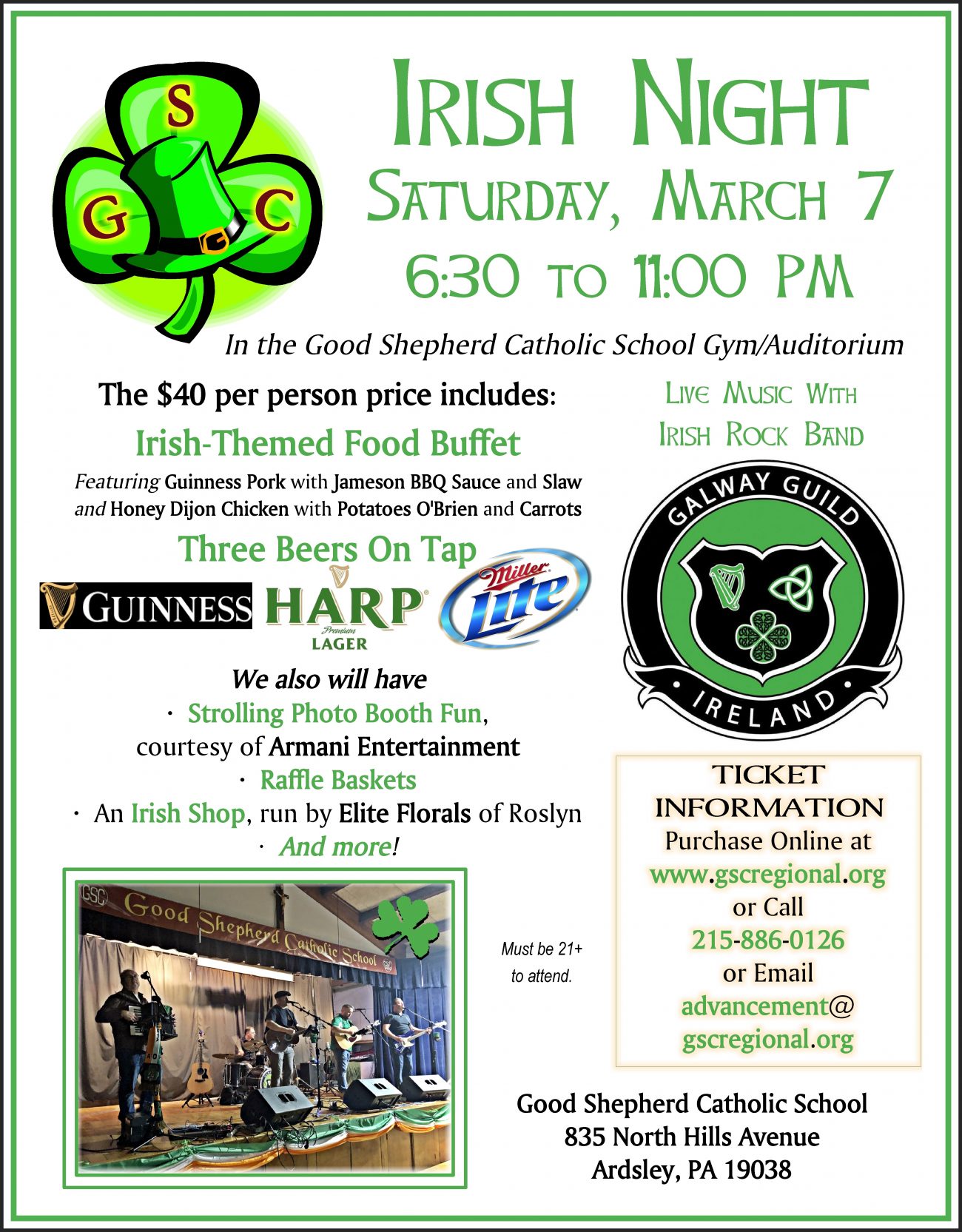 GSC Irish Night - CatholicPhilly