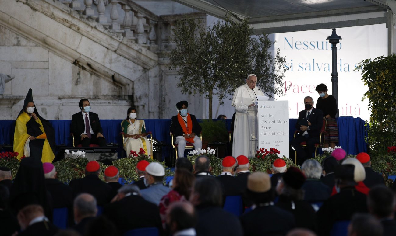 Pope, religious leaders pray for peace, greater care for one another ...
