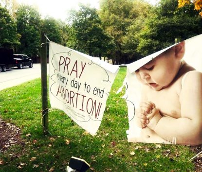 Pro-life signs vandalized, stolen at North Carolina parishes and ...