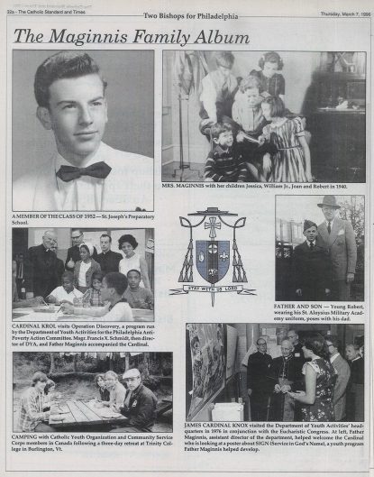 Bishop Robert Maginnis: A life of service in pictures - CatholicPhilly