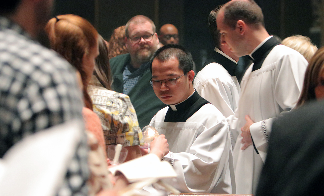 Scenes from the Easter Vigil Mass at the Cathedral - CatholicPhilly