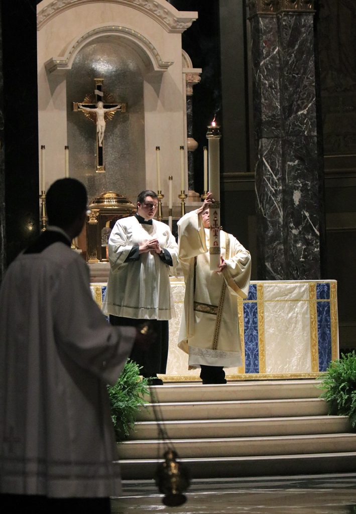 Scenes from the Easter Vigil Mass at the Cathedral - CatholicPhilly