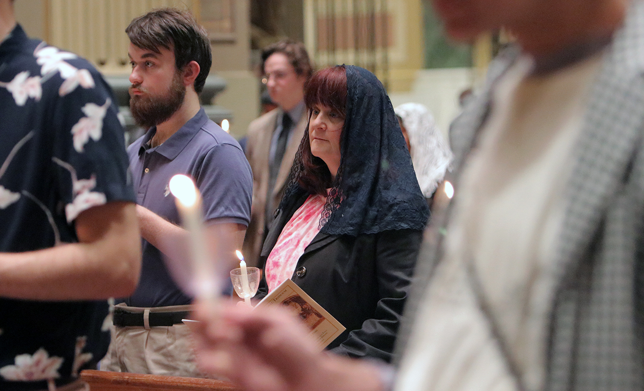 Scenes from the Easter Vigil Mass at the Cathedral - CatholicPhilly