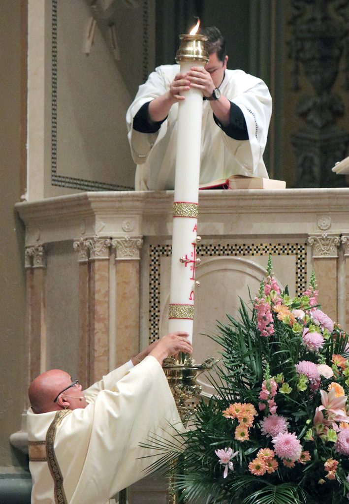 Scenes from the Easter Vigil Mass at the Cathedral - CatholicPhilly