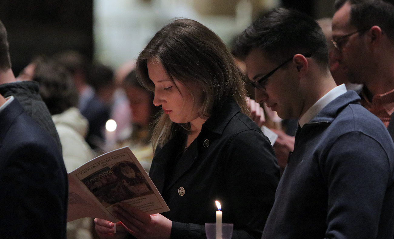 Scenes from the Easter Vigil Mass at the Cathedral - CatholicPhilly