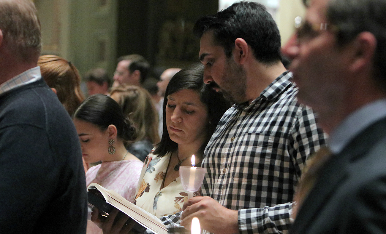 Scenes from the Easter Vigil Mass at the Cathedral - CatholicPhilly