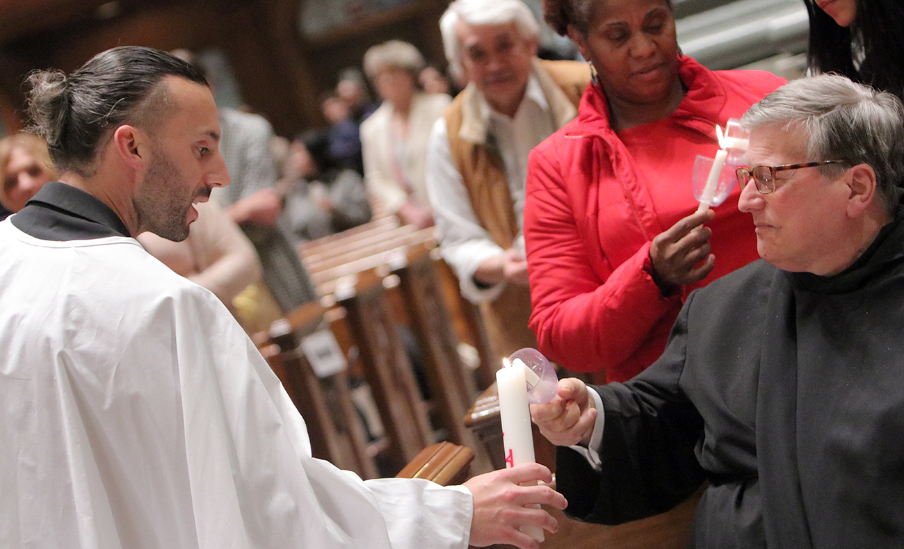 Scenes from the Easter Vigil Mass at the Cathedral - CatholicPhilly