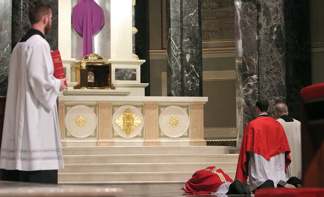 Good Friday: Celebration of the Passion of the Lord at the Cathedral ...