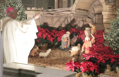 See Scenes from the Christmas Eve Vigil Mass at the Cathedral Basilica ...