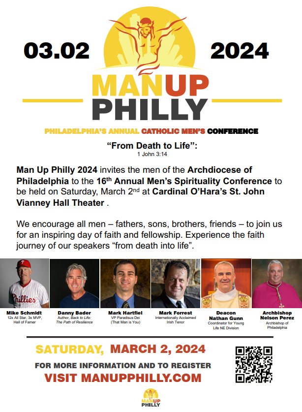 Man Up Philly, Philadelphia's Largest Spirituality Conference, Set for ...