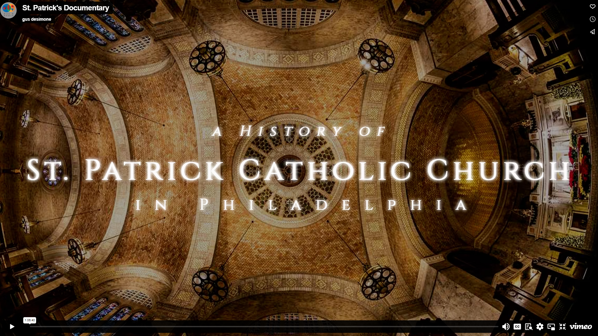 Documentary Shows Rich History of Faith, Service at St. Patrick Parish ...