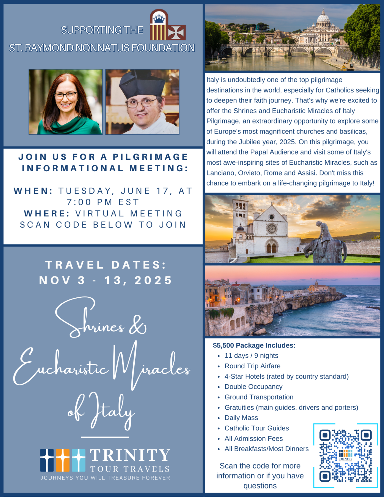 Virtual Info Session: Shrines and Eucharistic Miracles of Italy Pilgrimage - CatholicPhilly