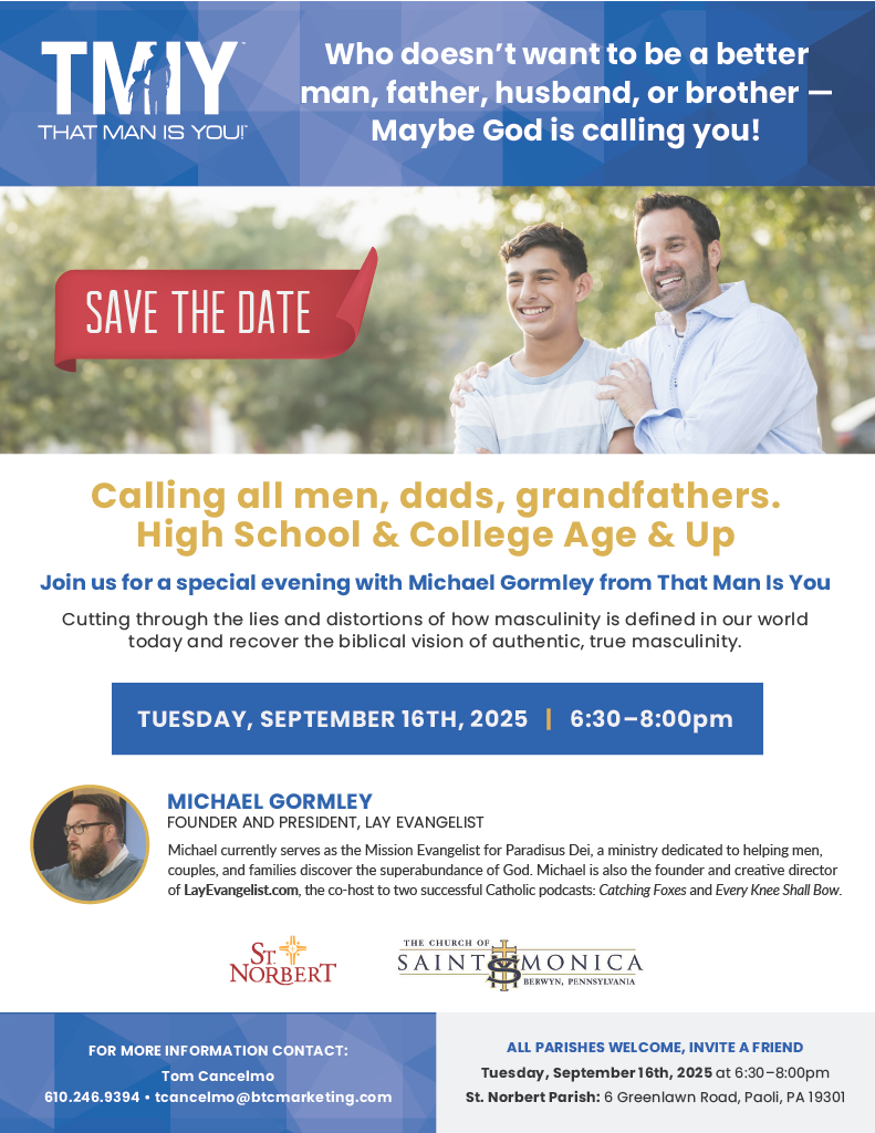 Men’s Faith Event to Explore Authentic Masculinity at St. Norbert ...