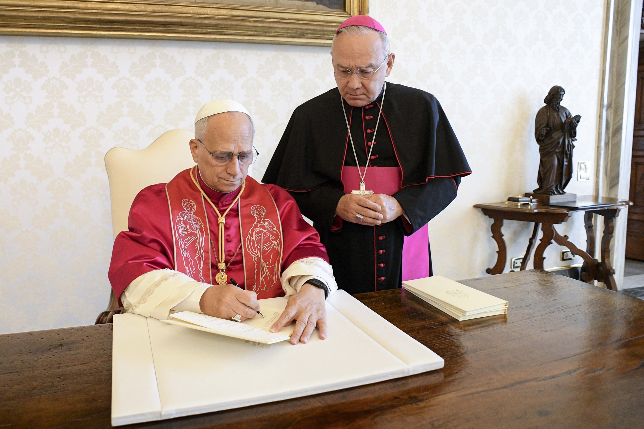 One Can't Serve God and Money, Pope Says on Day He Signs Text on ...