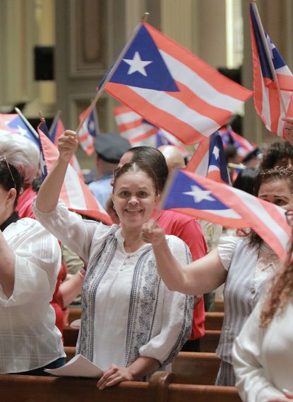 Annual Puerto Rican Mass Celebrated at Cathedral