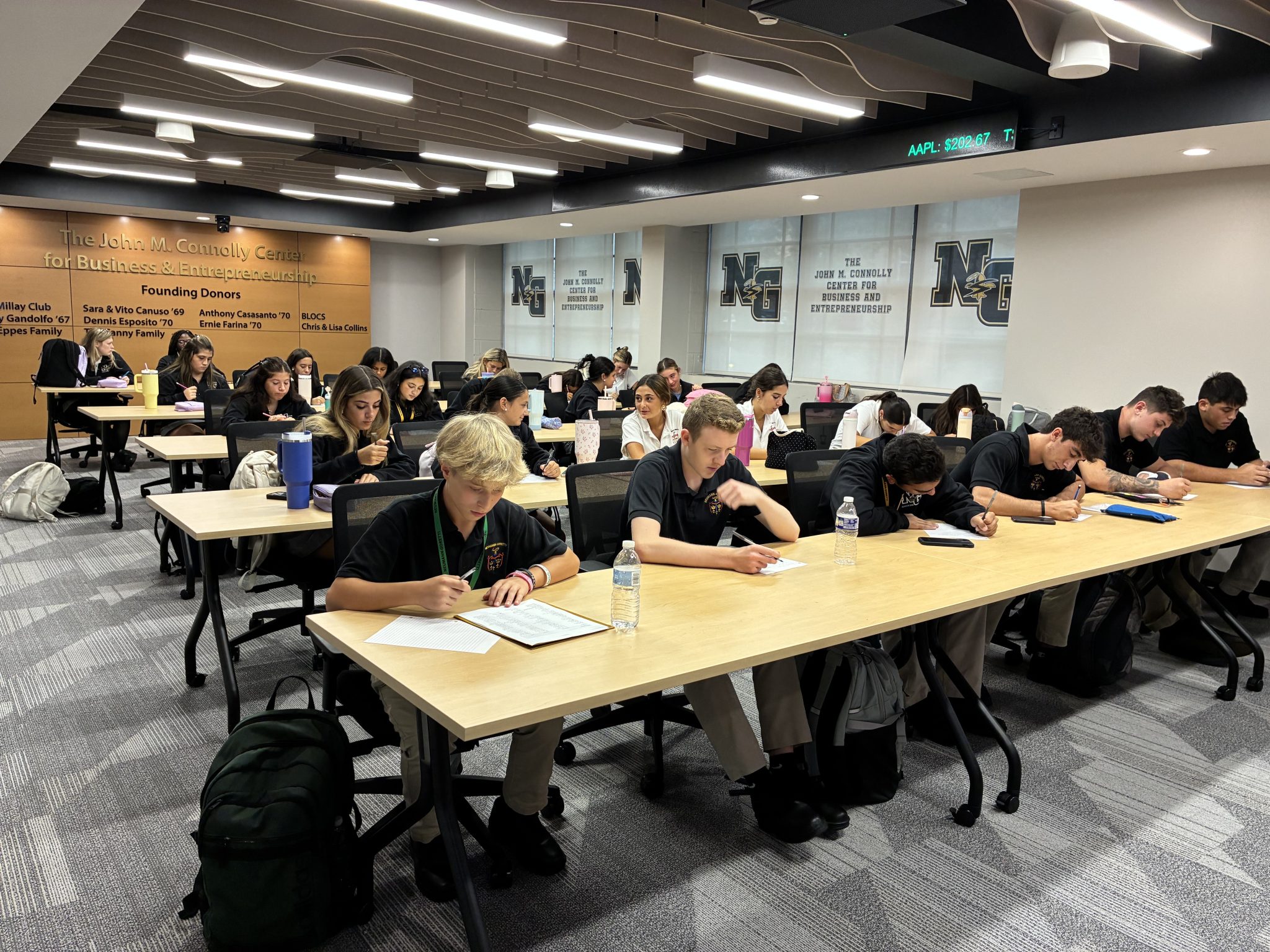 Neumann Goretti Senior Leads Students in Writing Letters to Military ...