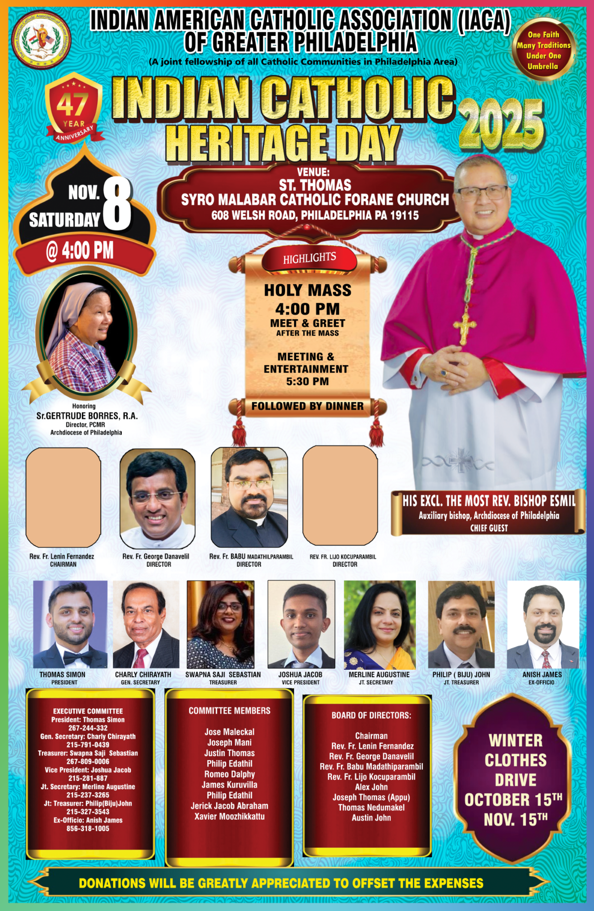 Annual Indian Catholic Heritage Day Set for Nov. 8 - CatholicPhilly