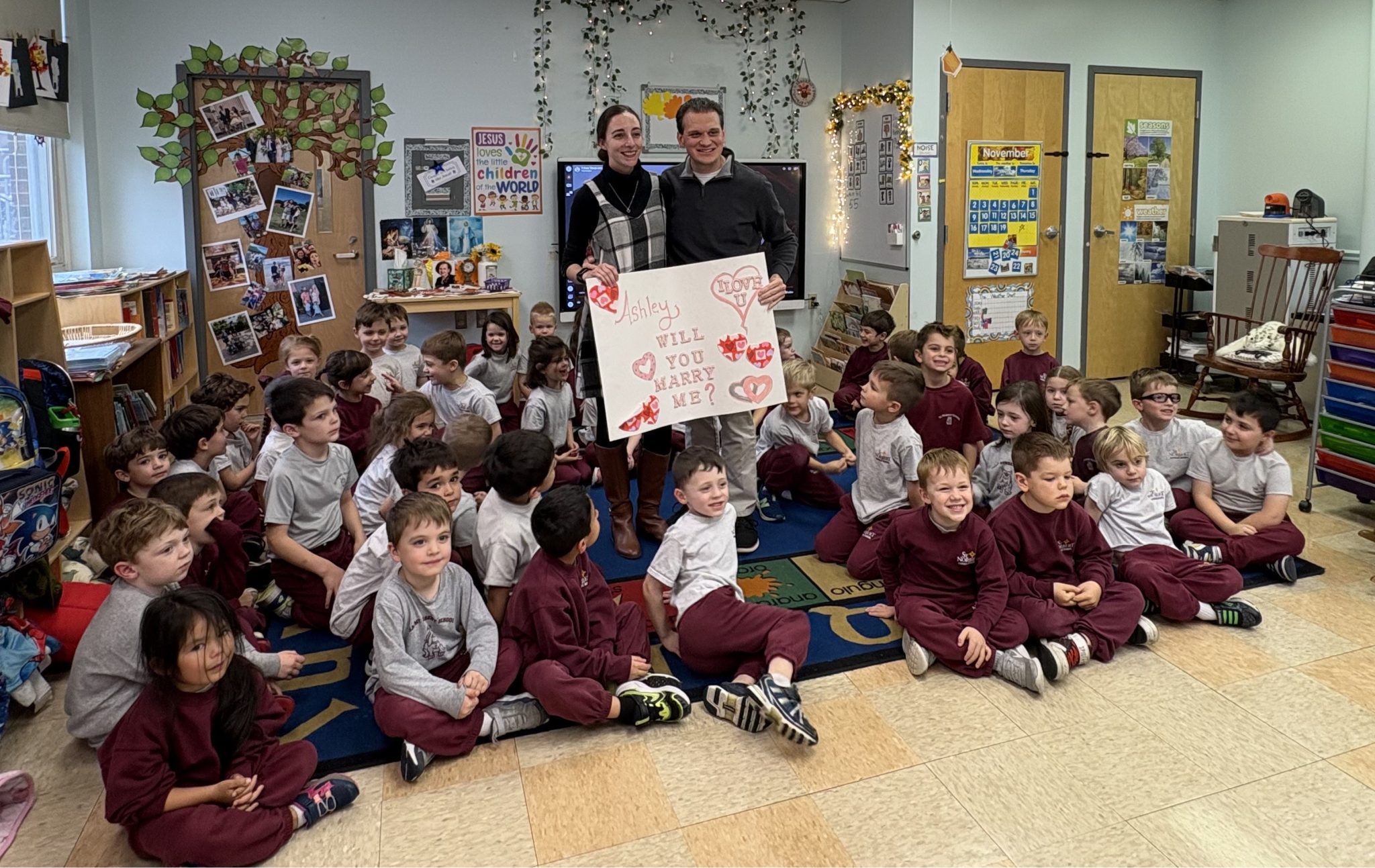 Surprise Engagement Proposal at School Shows Couple’s Deep Catholic ...