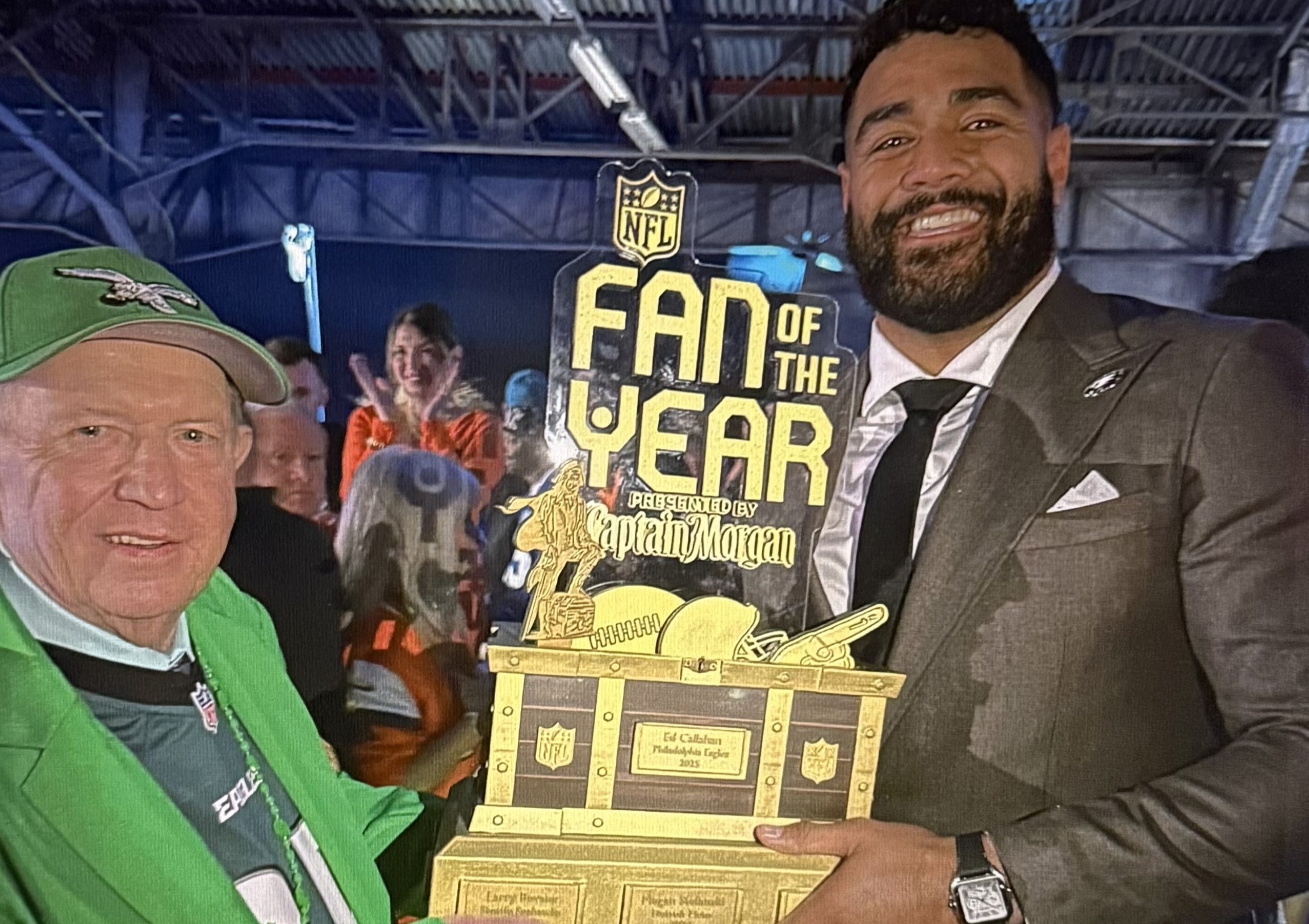 Service Earns ‘Big Ed’ Callahan NFL’s Ultimate Fan Honor - CatholicPhilly
