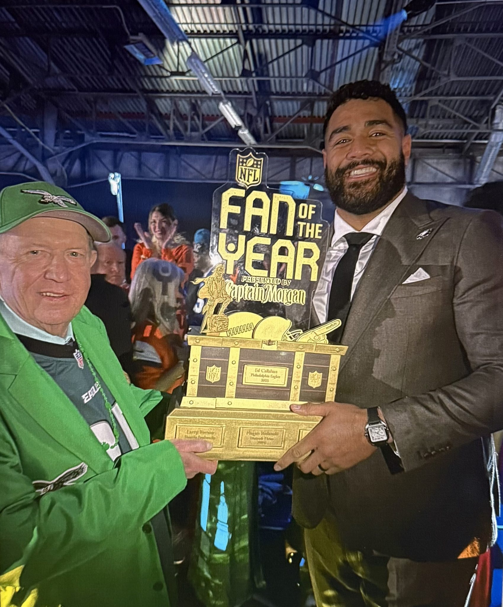 Service Earns ‘Big Ed’ Callahan NFL’s Ultimate Fan Honor - CatholicPhilly