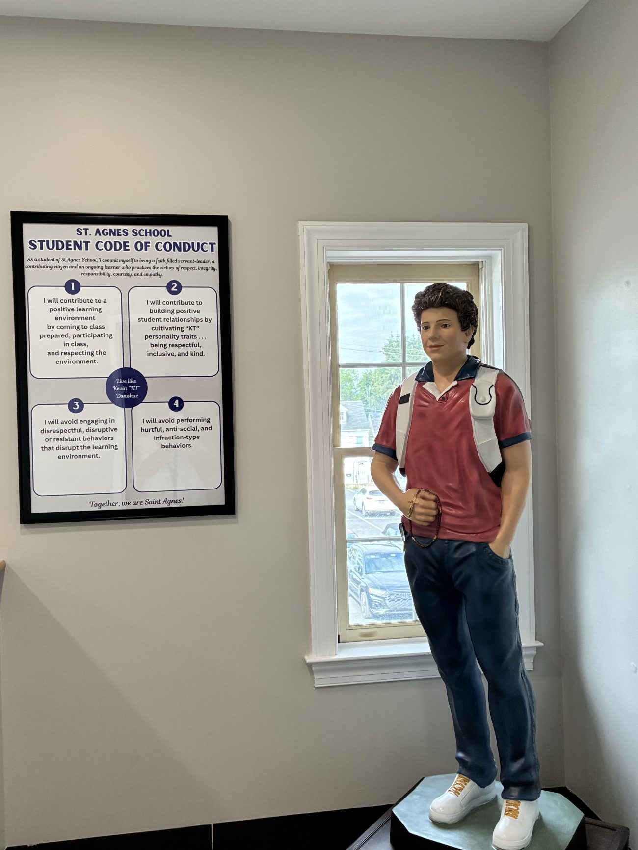 St. Carlo Acutis Statue Dedicated at St. Agnes School in Memory of ...